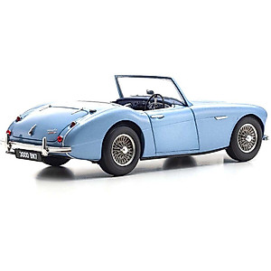 Kyosho Austin Healey 3000 Mk-1 (BN7) Convertible RHD (Right Hand Drive) Healey Blue 1/18 Diecast Model Car 08149 HBL