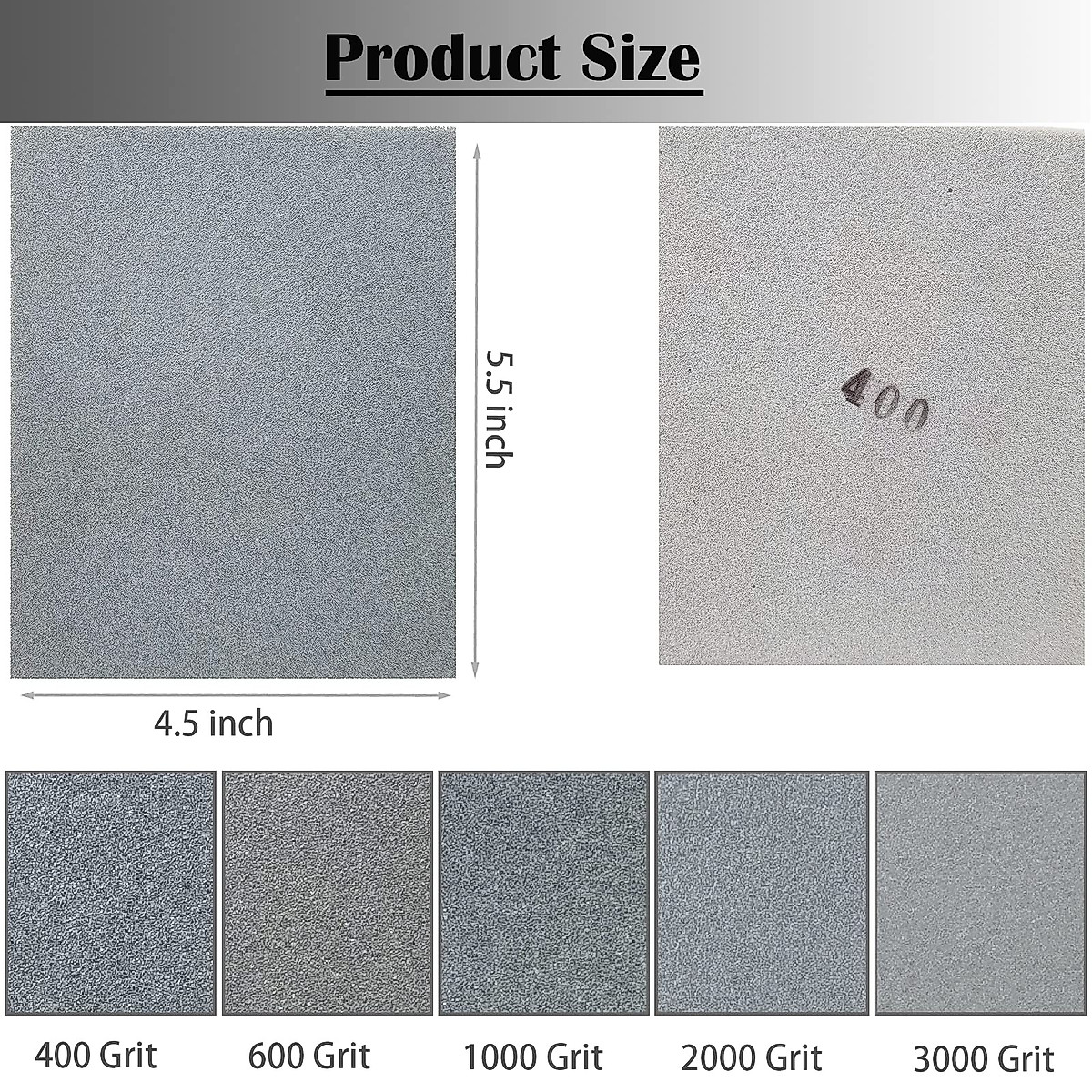 10 PCS 4 1/2 x 5 1/2 in Softback Sanding Sponge - 400 600 1000 2000 3000 Grits, Fine Grit, Fast Cutting, Flexible Soft Foam Hand Sanding Block for Model Drywall Metal Wood Furniture Polishing