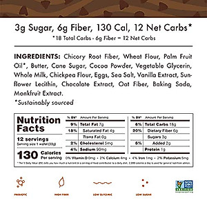 Rip Van Wafels Chocolate Brownie Stroopwafels - Healthy Snacks - Non GMO Snack - Keto Friendly - Office Snacks - Low Sugar (3g) - Low Calorie Snack - 1.16 Ounce (Pack of 12)