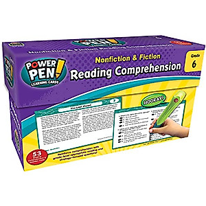 Teacher Created Resources Power Pen Learning Cards: Reading Comprehension Grade 6 (6469)