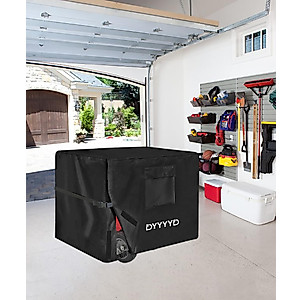 DYYYYD Generator Cover, Outdoor Heavy Duty Generator Covers Waterproof 32 Inch - 600D ,Cover Fit for DuroMax, Westinghouse, Champion, Predator, Honda Portable Generators of 5000-10000W