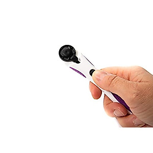 The Quilted Bear Rotary Cutter - Ergonomic Soft Grip Rotary Cutter with Easy Blade Replace System (18mm)