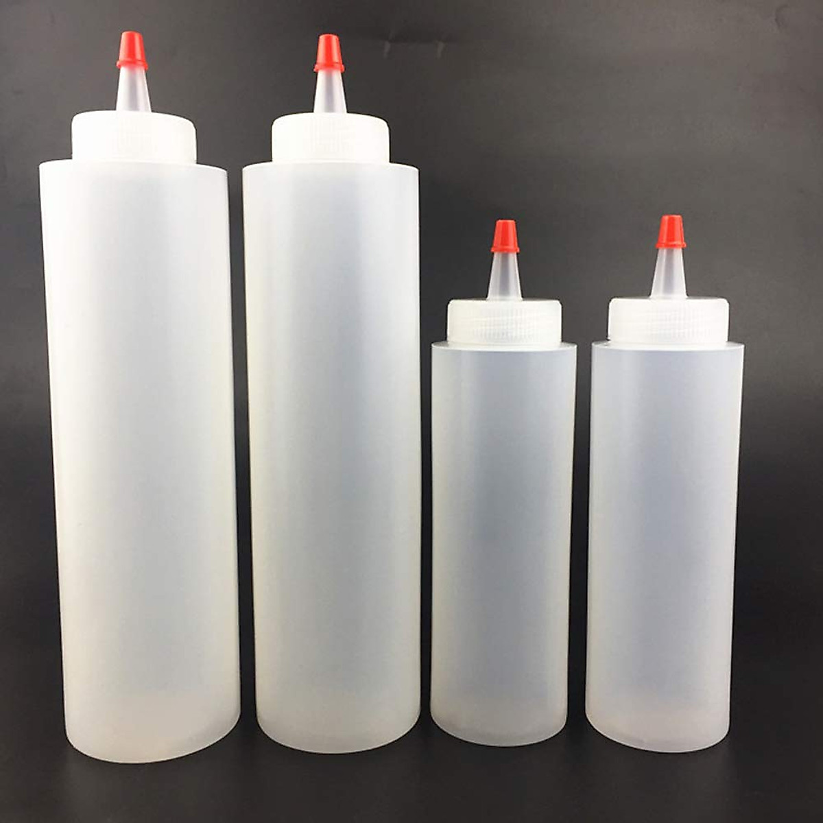 Gaweb Squeeze Bottle, 816oz Clear Squeezes Condiment Bottles Sauces Ketchup Syrup Storage Container One Color 16oz