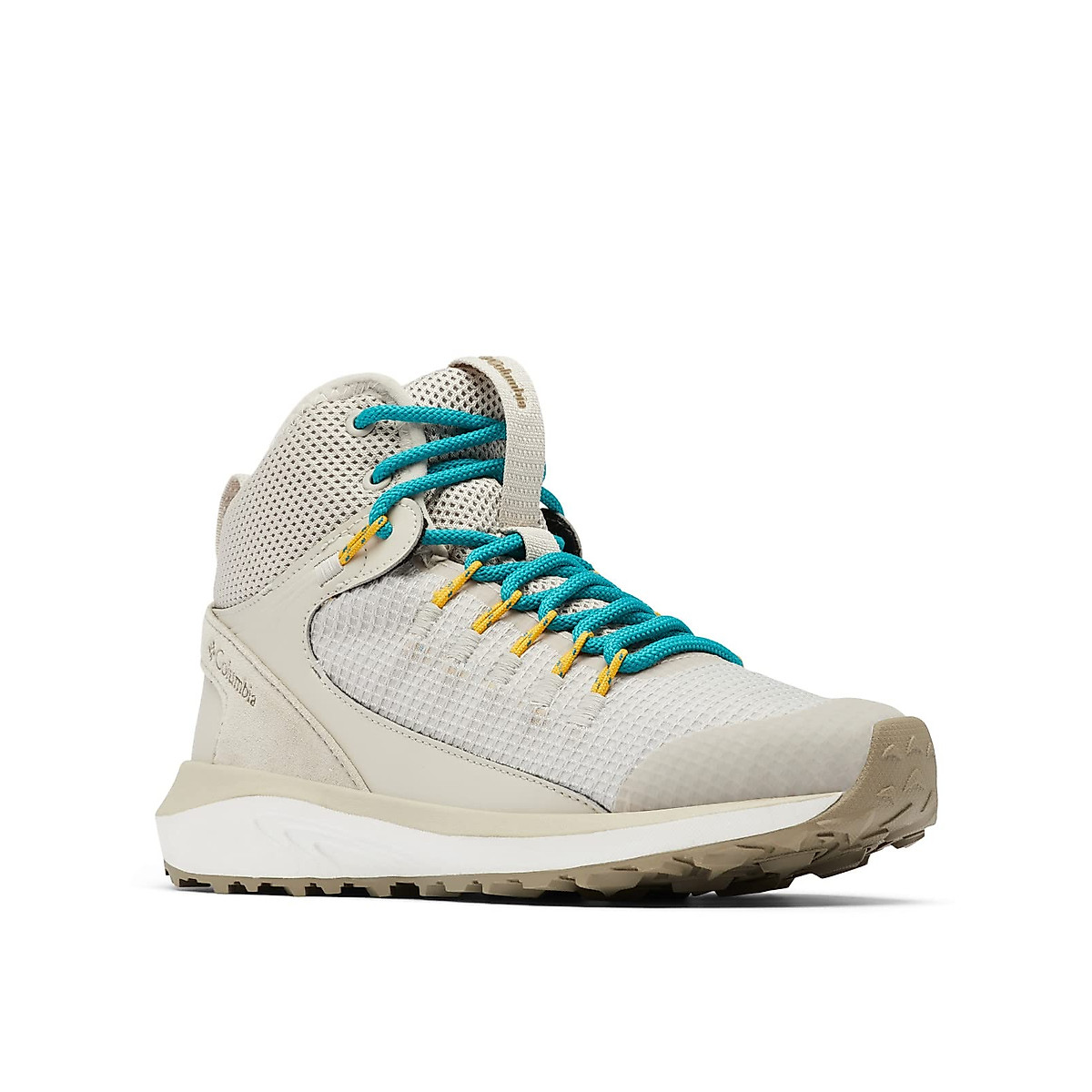 Columbia Women's Trailstorm Mid Waterproof, Light Cloud/Sea Level, 8.5