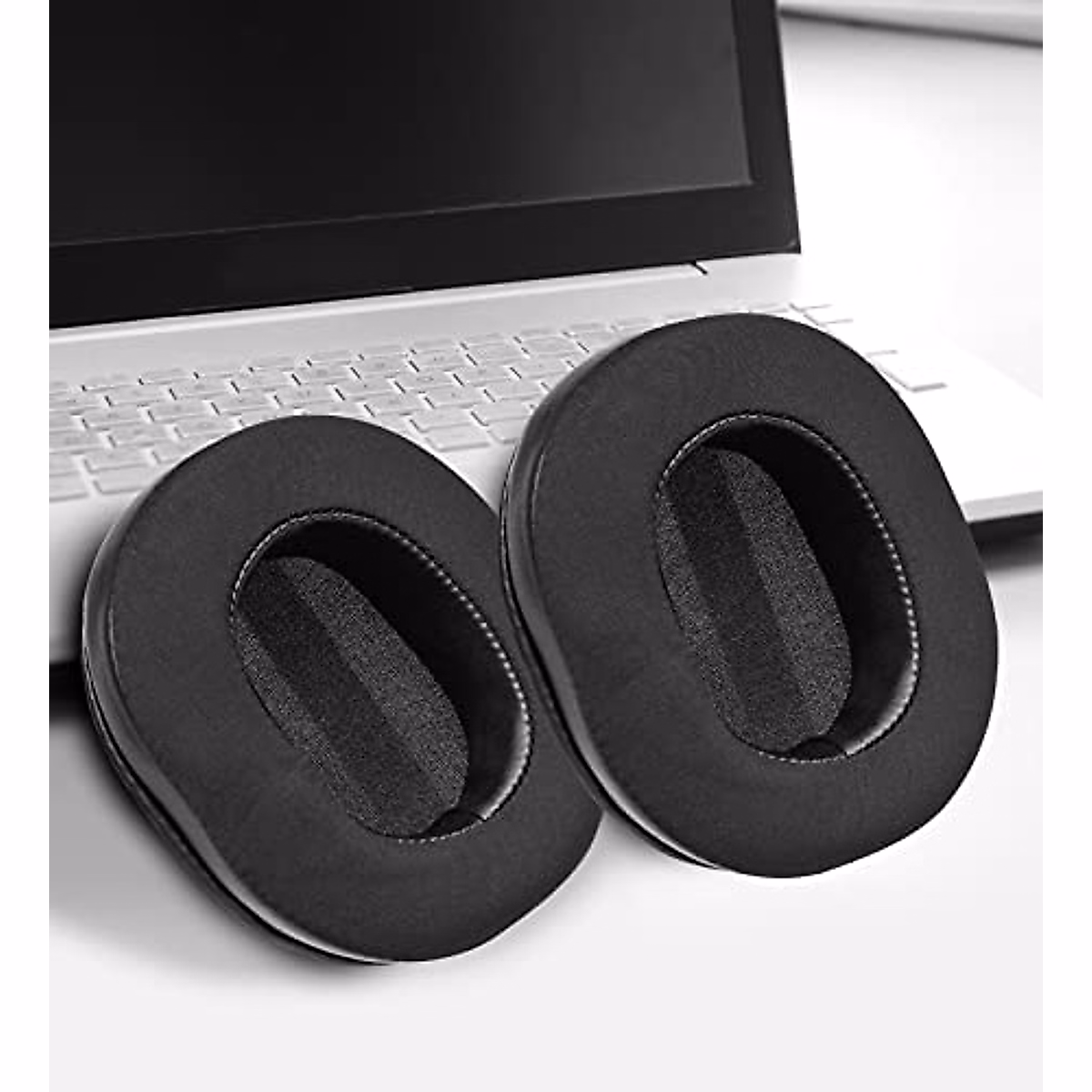 M50X Earpads, Upgrade ATH-M50X Ear Pads, Cooling Gel Ear Cushions Replacement for Audio Technica ATH-M50X/M40X, HyperX Cloud 2/Cloud Alpha, SteelSeries Arctis 7/Arctis Pro, MDR-7506/MDR-V6 Headphones