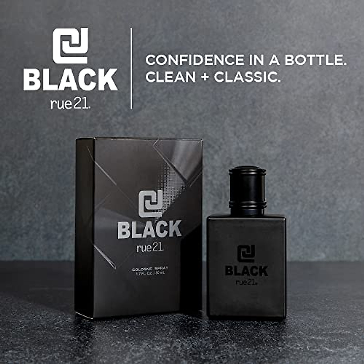 Rue 21 CJ Black Men's Cologne Spray - 1.7 fl oz (50 ml)