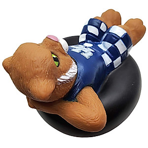 Rubber Tubbers Kentucky Wildcats (The Wildcat) Collegiate Bathtub Toys - Officially Licensed NCAA Team Mascots, Authentic Sports Memorabilia, Novelty Rubber Ducks (University of Kentucky)