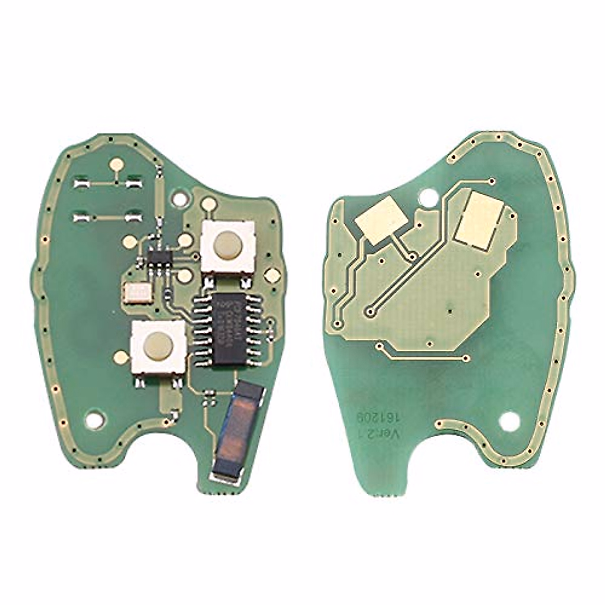 Amautolucky Replacement 2Button PCF7946 Chip Complete Remote Key for Renault Duster Logan Fluence Clio Vivaro Movano Master Traffic Kangoo 434MHZ