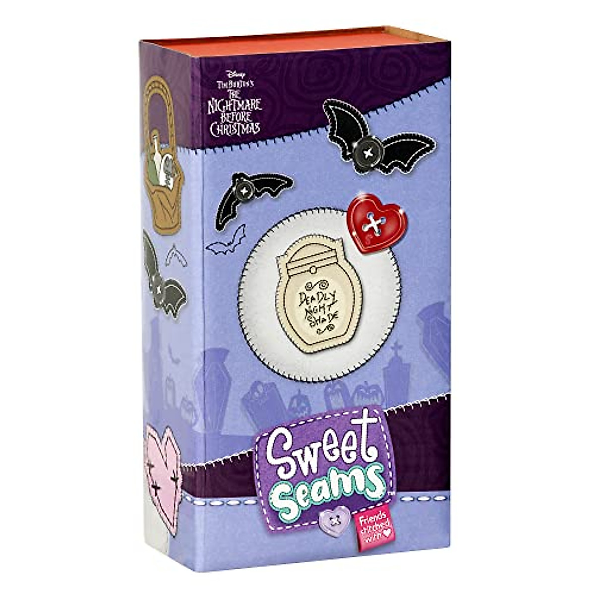 SWEET SEAMS Disney Single Pack Bundle: The Nightmare Before Christmas - Sally & Alice in Wonderland 6" Soft Rag Dolls and Playsets