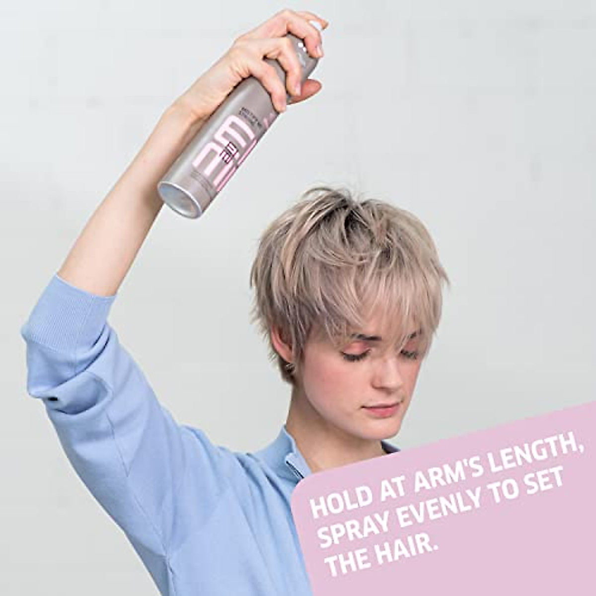 EIMI Stay Firm Workable Finishing Hairspray, Lightweight Hold with Heat And UV Protection, 9 oz.