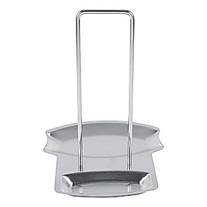Pot Lid Stand Rack - 1Pc Home Kitchen Stainless Steel Spoon Holder Pot - for Cooking Spoon, Truner, Hot Pot Lids and Hot Pan Cover - Lid Shelf Cooking Rack Pan Cover Stand Hot