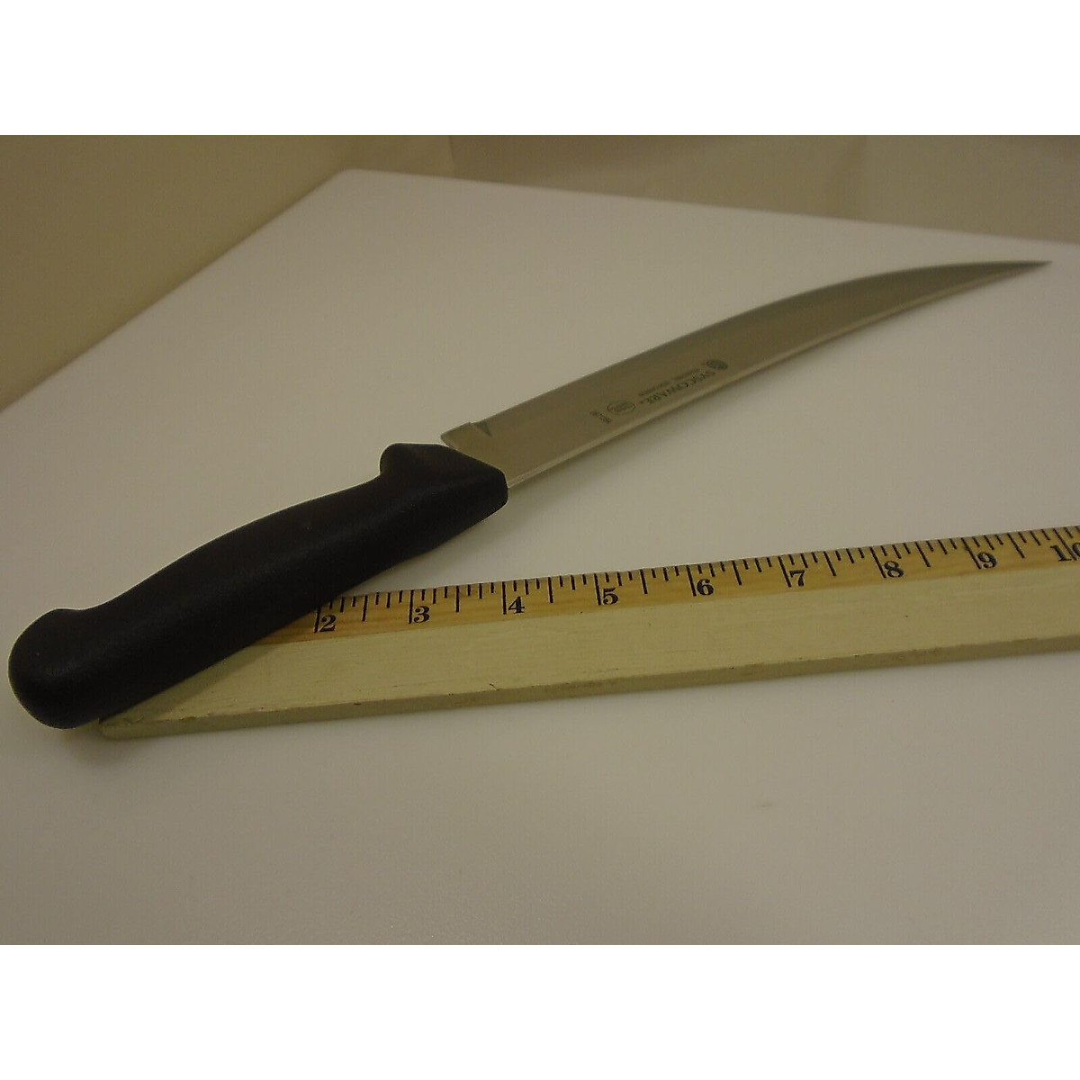 Standard Traditional 10 inch Chefs Cimeter Knife Stiff Stainless Restaurant Kitchen