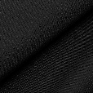 Hiasan Black Round Tablecloth 90 Inch - Waterproof Stain Resistant Spillproof Polyester Fabric Table Cloth for Dining Room Kitchen Party