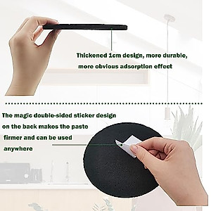 12 Pack Round 6.7inches Charcoal Filter Replacement Refill Sets for Kitchen Compost Bin and Countertop Bin Pail. Absorbs and Traps Trash Odor, Fresh Indoor Air