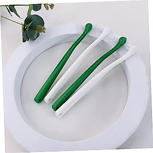 FOMIYES 8 Pcs Pet Toothbrush Dog Self Cat Toothbrush Cleaning Playset Small Head Toothbrush Gentle Dog Brush Kitten Toys Dog Teeth Cleaning Tools Wash Cleaning Kit TPE Manual