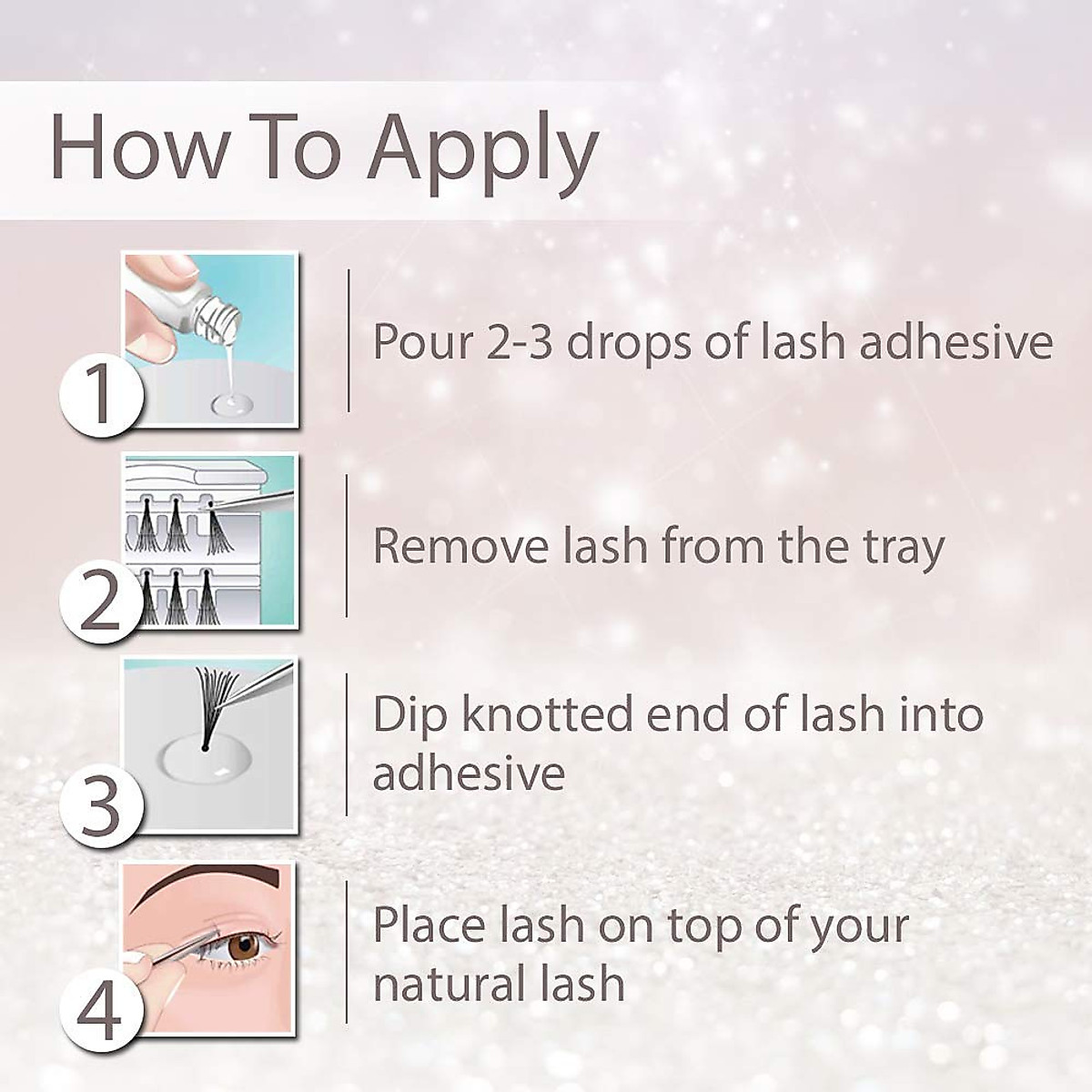 Ardell LashTite Lash Adhesive Dark for Individual Lashes, 0.75 oz