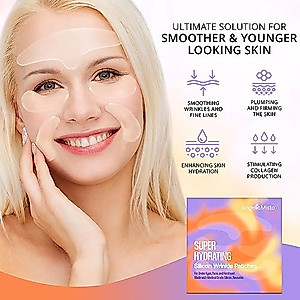 AngelicMisto Reusable Silicone Patches for Under Eye, Face and Forehead Wrinkles