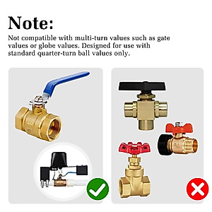 Owfeel WIFI & Bluetooth Smart Water Valve, Shutoff WIFI Control Water Valve Compatible With Alexa, Google and Application Program iOS/Android