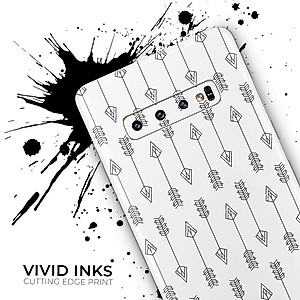 DesignSkinz Vertical Acsending Arrows Protective Vinyl Decal Wrap Skin Cover Compatible with The Samsung Galaxy S20 (Screen Trim & Back Glass Skin)