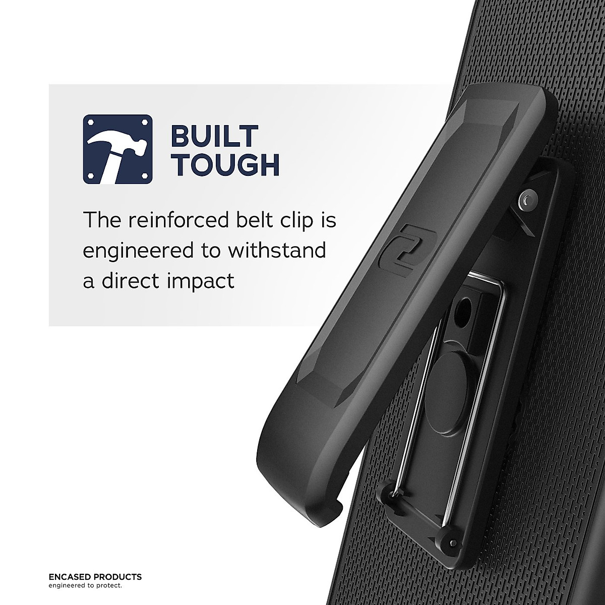Encased DuraClip Pixel 4 XL Belt Clip Case - Slim Cover with Holster (Google Pixel 4XL)