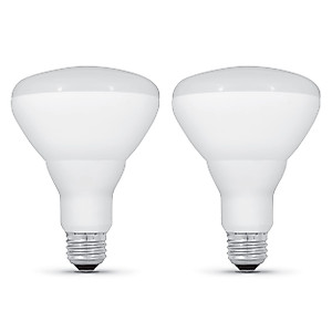 Feit Electric BR30 LED Light Bulbs, 85W Equivalent, High Output, Indoor Flood Lights, 1100 Lumens, Dimmable, 2700k Soft White, E26 Base Recessed Can Light Bulbs, 2 Pack, BR30DMHO/927CA/2