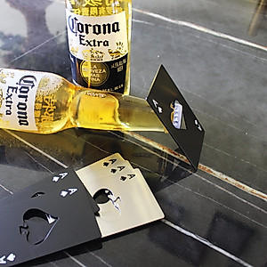VSSOLO Practical Card Bottle Opener、 Wallet Bottle Opener 、Personalized Bottle Opener Funny Looking Bottle Opener - Stainless Steel (A Spade) (6)