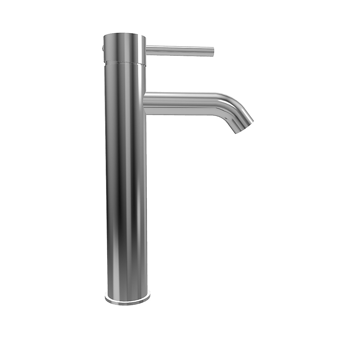 Ivanees Single Handle Bathroom Faucet, Hot & Cold Mixer Tap for Wash Basin, Bathroom Sink Faucet, Solid Brass Faucet, Chrome Finish, 1 Hole Deck Mounted Bath Faucet