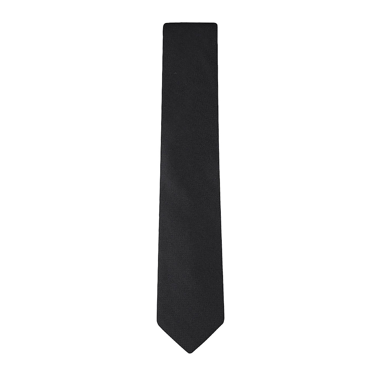 Calvin Klein Men's Black Tie, Black Solid, Regular