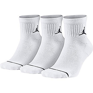 Nike Mens 3-Pack Jordan Jumpman Quarter Socks