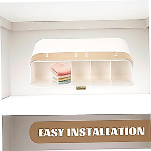 Alipis Socks Storage Box Storage Drawers Wall Mounted Drawers Baggie Organizer for Drawer College Apartment Essentials Underwear Storage Case Wall Organizer Box Jar Storage Container Pp