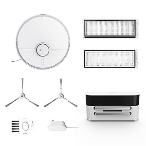 + 360 S5 LiDAR Robot Vacuum with Mapping Technology,2200Pa, Selective Room Cleaning, Schedule, Multi-Floor Mapping, No-Go Zones, Self Charge and Resume, Automatic Carpet Boost, Compatible with Alexa