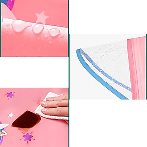 Kids Raincoat Boys Girls Rain Jacket Hooded Dinosaur Poncho Waterproof Coat Outdoor Sports,Yellow S, 2-3T