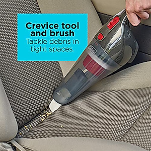 BLACK+DECKER Handheld Vacuum for Car, Corded, Grey (BDH1200NVAV)
