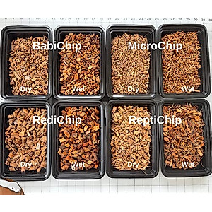 RediChip Coconut Chip Substrate for Reptiles 12 Quart Loose Medium Sized Coconut Husk Chip Reptile Bedding for Snakes, Tortoises, Geckos, Frogs, or Lizard Terrarium Tanks