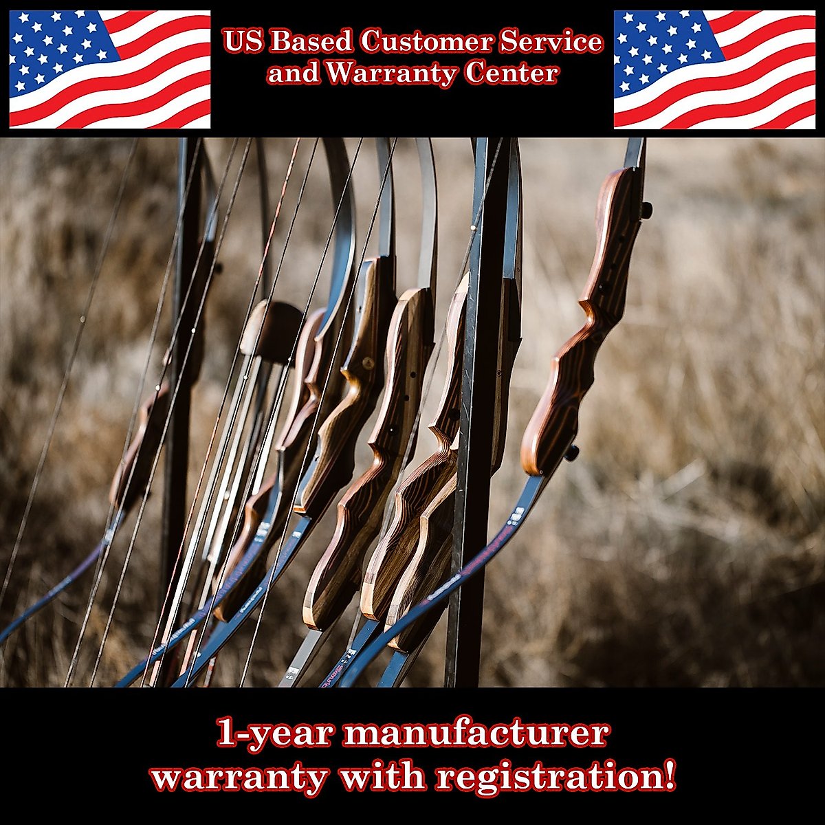 54” Little Tiger Takedown Recurve Bow – Compact Fast Accurate 54" Target & Frist Bow – Right & Left Hand – Draw Weights in 16-24 lbs – Beginner to Intermediate - USA Company – 16L