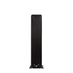 Polk Signature Elite ES50 Tower Speaker - Hi-Res Audio Certified, Dolby Atmos & DTS:X Compatible, 1" Tweeter & (2) 5.25" Woofers, Power Port Technology for Effortless Bass, Stunning Black