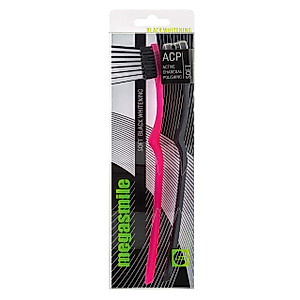 Black Megasmile Whitening Toothbrushes (Duo Pack)
