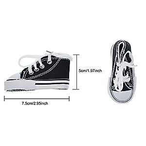 12 Pieces Bird Shoes Mini Sneaker，Bird Parrot Toys Bird Chew Toys Bird Toy Sneakers Toy Mini Fingers Shoes for Small Finches
