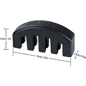 1 Pcs Ultra Rubber Cello Mute for Less Sound Practice - Cello 3/4-4/4 Silencer Cello Volume Reducer Violin Mute Violin Practice Silencer Bridge for Violin Musical String Instrument Accessories