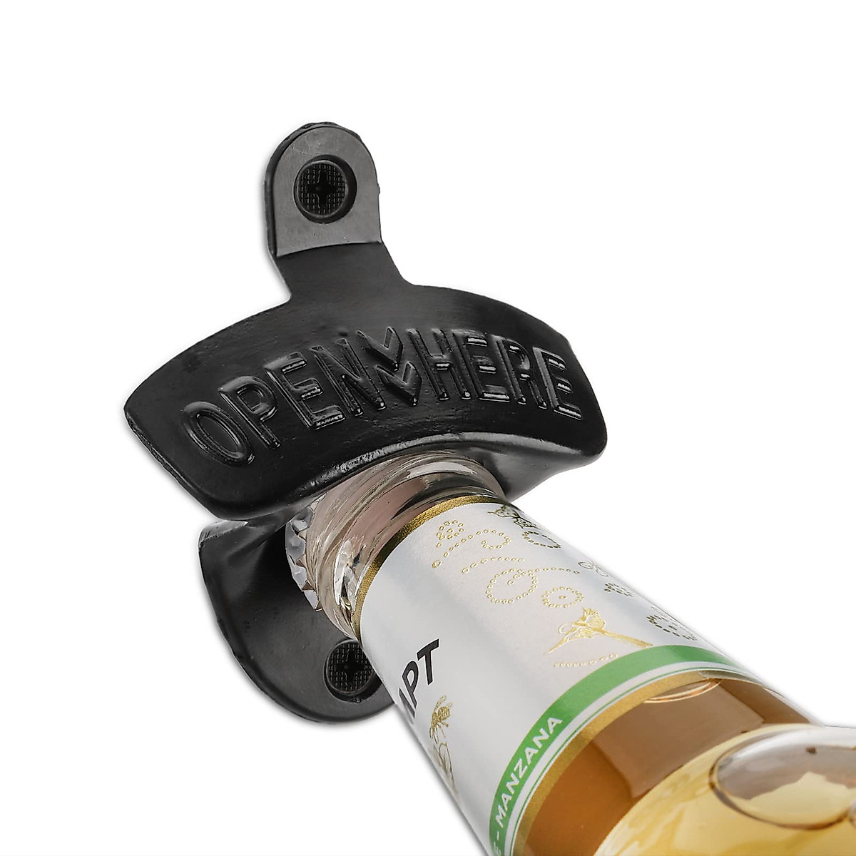 ZOOFOX 12 Pieces Wall Mounted Bottle Opener, Vintage Beer Bottle Opener with Screws, Sturdy Antique Metal Bottle Opener for Bar, KTV, Home and Outdoor