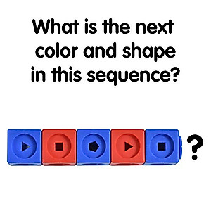 edxeducation Math Cubes - Set of 100 - Math Manipulatives - Classroom Learning Supplies, Homeschool Supplies, Preschool Learning, Counting Toys, Linking Cubes, Math Linking Cubes