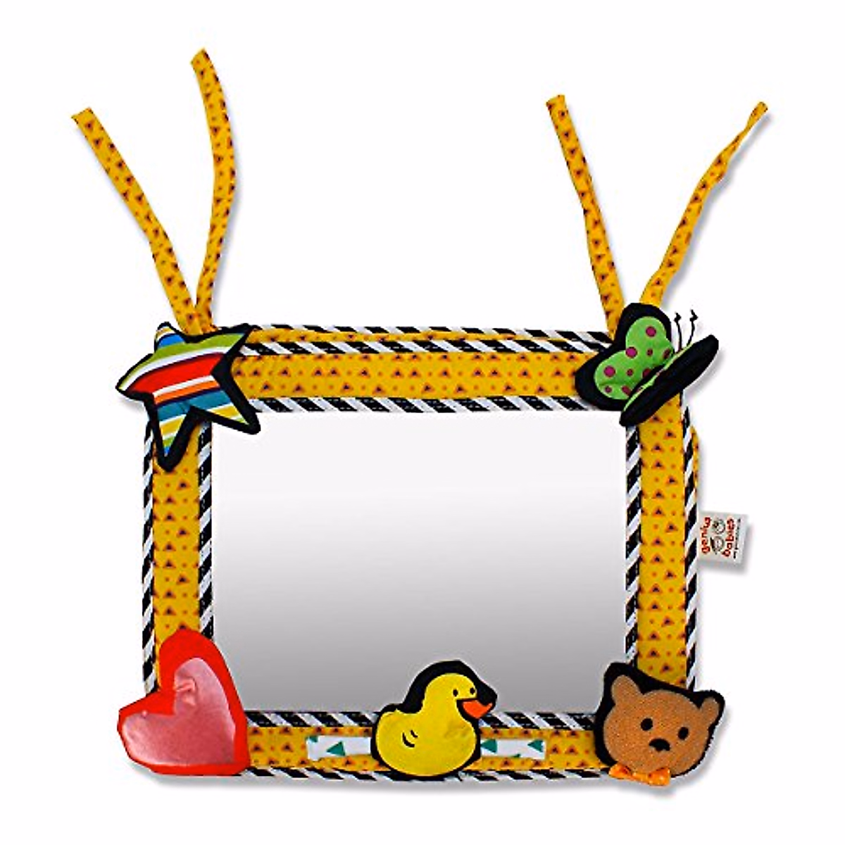 Smile, Baby 2-in-1 Crib & Floor Mirror