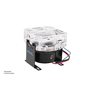 Alphacool VPP655 PWM Pump with Eisdecke Pump Top V.3, Plexi (Acrylic)