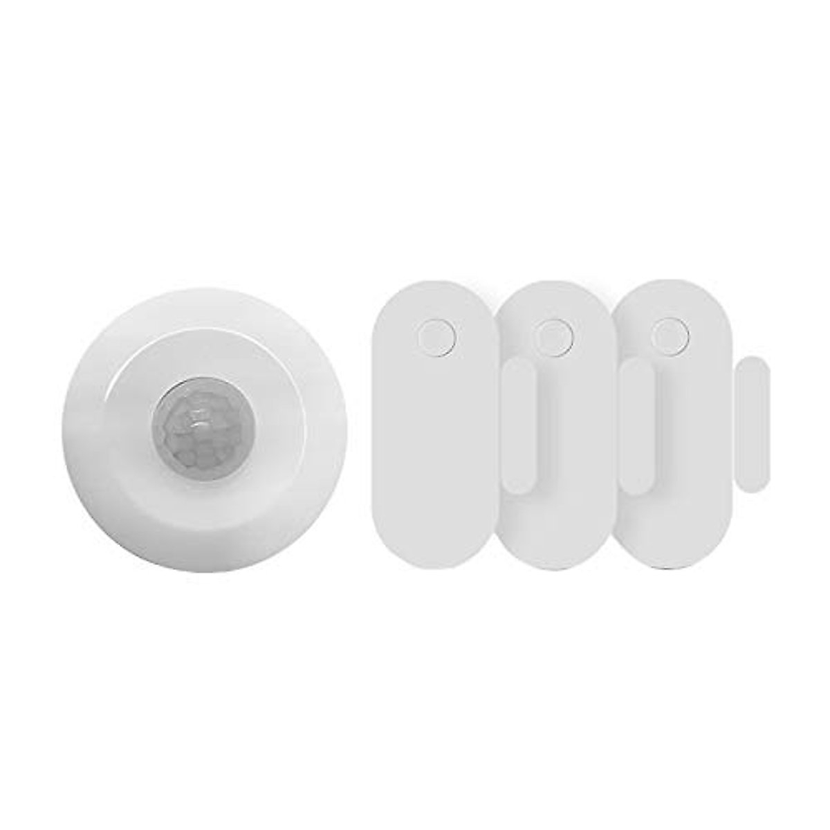 Nexxt Smart Home WiFi Alarm Accessories Kit- 1-Motion Sensor & 3-Contact Sensors - [Requires Alarm Siren Kit] B07Y2DJ4T5