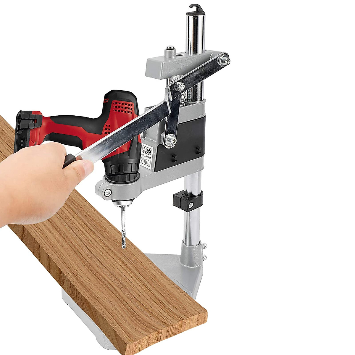 KUNTEC Adjustable Drill Press Stand for Drill Workbench Repair Tool Universal Bench Clamp Support Tool