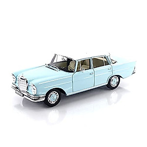 Norev 1965 220 S Light Blue with White Top 1/18 Diecast Model Car 183920