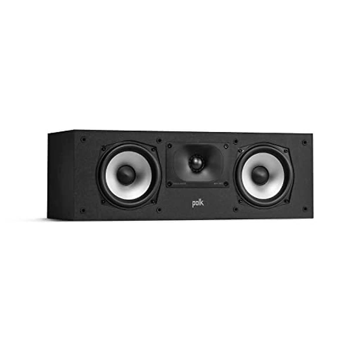 Polk Monitor XT30 Compact Center Channel Speaker - Hi-Res Audio Certified, Dolby Atmos & DTS:X Compatible, 1" Terylene Tweeter & Dual 5.25" Dynamically Balanced Woofer, Midnight Black