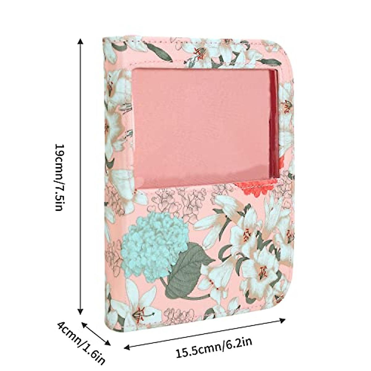 QZLKNIT Clear Crochet Hook Case, Portable Organizer Bag for Crochet Needles and Other Knitting Accessories, Easy to Carry for Crochet Beginners and Knitting Lovers(Only Bag)