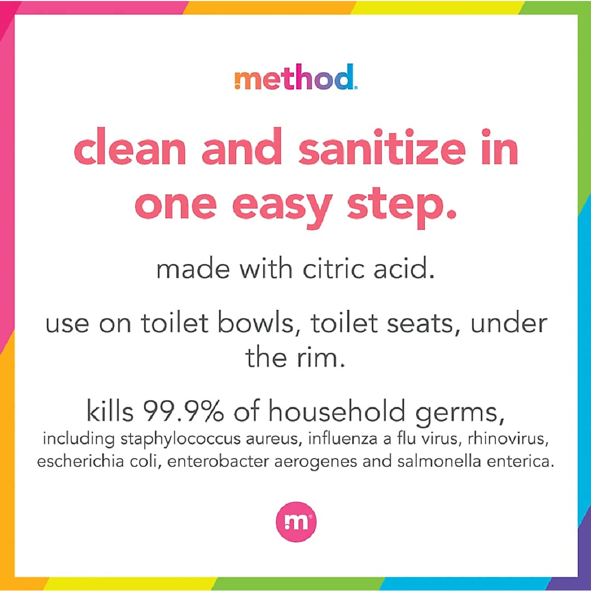 Method Antibacterial Toilet Bowl Cleaner, Spearmint, Kills 99.9% of Household Germs, 24 Fl Oz (Pack of 3)