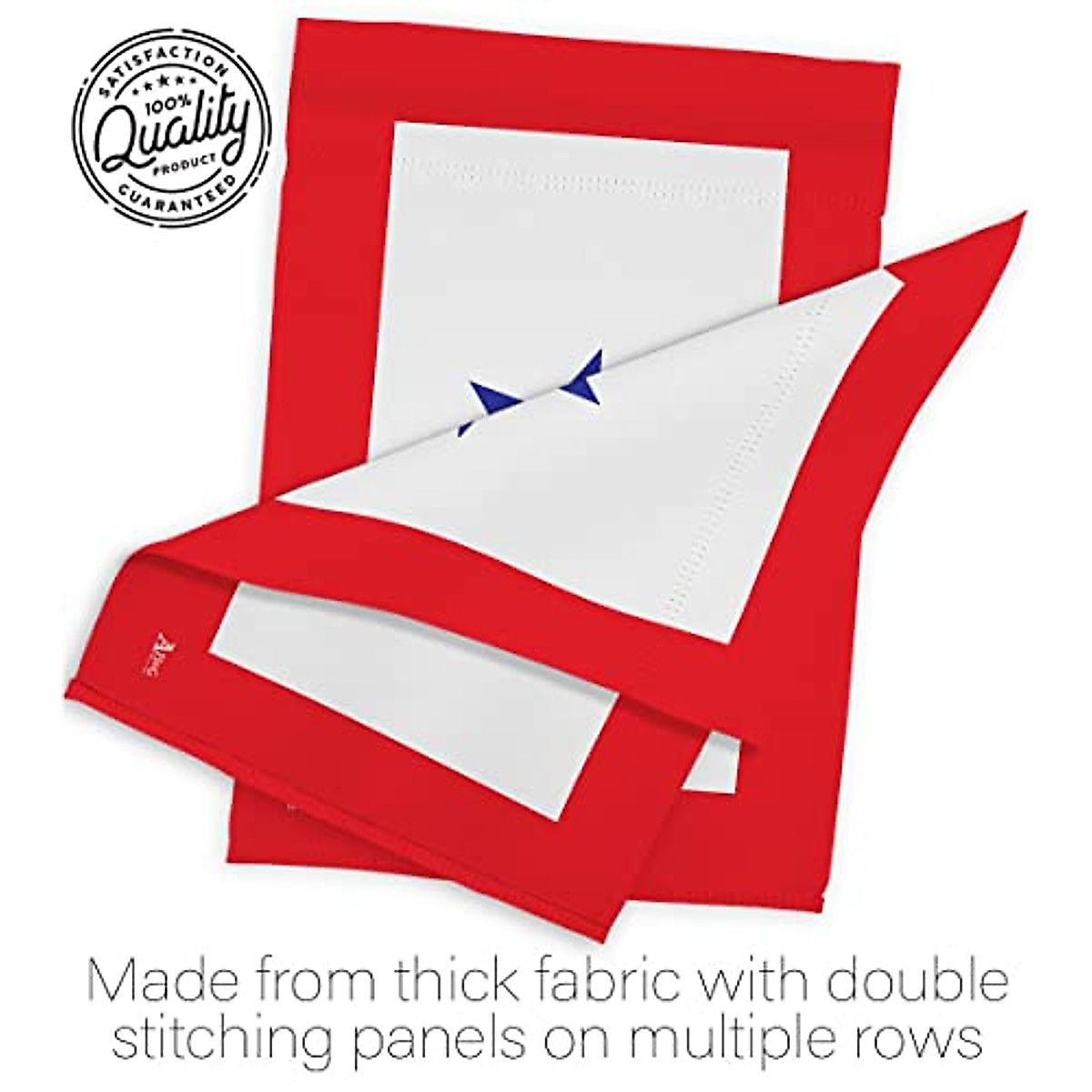 Blue Star Service Garden Flag - Set with Stand Armed Forces Military All Branches Support Honor United State American Veteran Official - House Banner Small Yard Gift Double-Sided 13 X 18.5